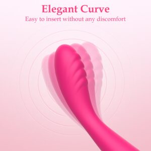 G Spot Vibrator for Women Pleasure, 10 Stimulation Modes & 5 Speeds, Banenu Finger Vibrator Sex Stimulator Tits Clits Clitoris Anal Stimulation Massager Clitoral Vibrator, Adult Sex Toy Pink