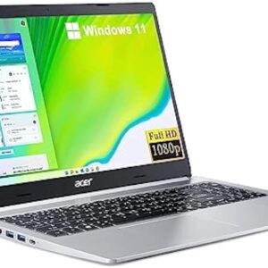 acer Aspire 5 A515-45 Slim Laptop, 15.6" Full HD IPS Display, 6-Core AMD Ryzen 5 5500U, AMD Radeon Graphics, 16GB RAM 512GB SSD, Windows 11 Home, with USB 3.0 16GB Flash Drive Pen