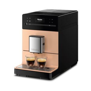 Miele CM 5510 Silence Automatic Coffee Machine - With OneTouch for Two, AromaticSystem, coffee pot, individual profile settings, cleaning programs and more, in Rose Gold Pearl Finish