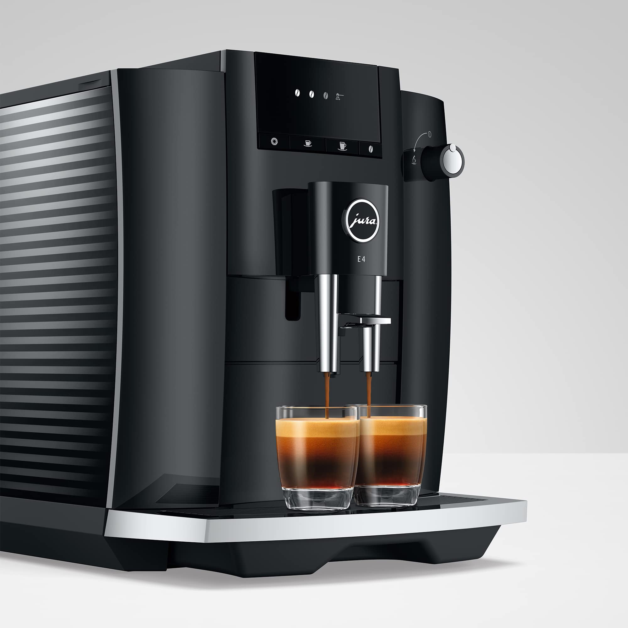 Jura E4 Automatic Coffee Machine (Piano Black)