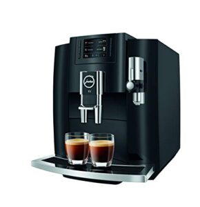 jura e8 (naa) 4th gen automatic coffee machine (piano black)