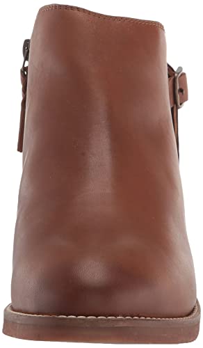 SoftWalk Women's Ankle Boots and Booties, Cognac, 8