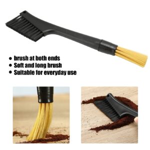 2pcs Coffee Espresso Machine Cleaning Brush, Dusting Espresso Coffee Grinder Coffee Accessories for Bean Grain Coffee Tool Home Kitchen