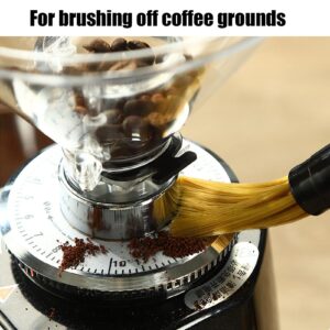 2pcs Coffee Espresso Machine Cleaning Brush, Dusting Espresso Coffee Grinder Coffee Accessories for Bean Grain Coffee Tool Home Kitchen