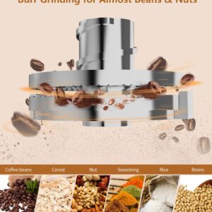 Cold Pressed Juicer Machine For Fruit and Vegetable, Coffee Grinder Machine, Slow Masticating Juicer Electric Coffee Bean Grinder from Espresso to Cold Brew, Easy to Clean Juice Extractor,Quiet Motor