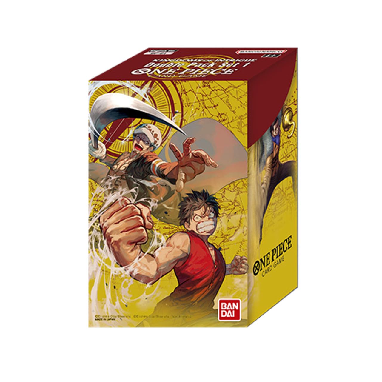 BANDAI NAMCO Entertainment Bandai | One Piece Card Game: Booster Pack - Double Pack Set Vol.1 (DP-01) | Trading Card Game | Ages 6+ | 2 Players | 20-30 Minutes Playing Time