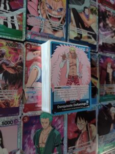 one piece cards 50 card assorted lot with guaranteed sr