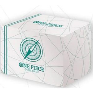 bandai | one piece card game: clear card case - standard white | accessory | ages 6+ | 2 players | 20-30 minutes playing time