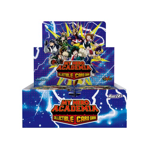 Jasco Games My Hero Academia Collectible Card Game Series 1 Unlimited | 240-card 24-Pack Booster Display | Trading Cards for Adults and Teens | Ages 14+ | 2 Players | Avg. Playtime 45+ Mins | Made