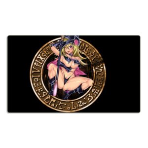 new mlikemat playmat magi magi magician gal tcg ccg trading card game mat without zones + free bag (zd039-436-k- no zones)