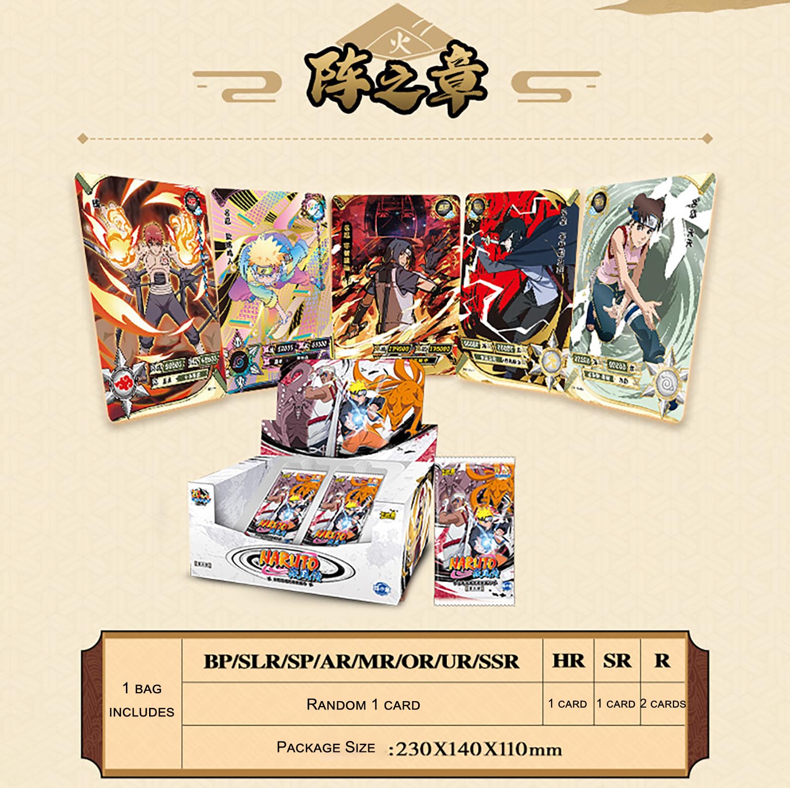 Z ZHIZU Anime Cards Booster Box – Official CCG TCG Collectable Playing/Trading Card Blister Pack (Shadow Box - Tier 3-18 Packs)