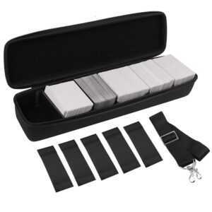 comecase card case storage bag collection, holds up to 1500 cards, portable game card holder shoulder bag perfect for cards against humanity, phase 10, pm tcg cards, monopoly deal, top trumps etc