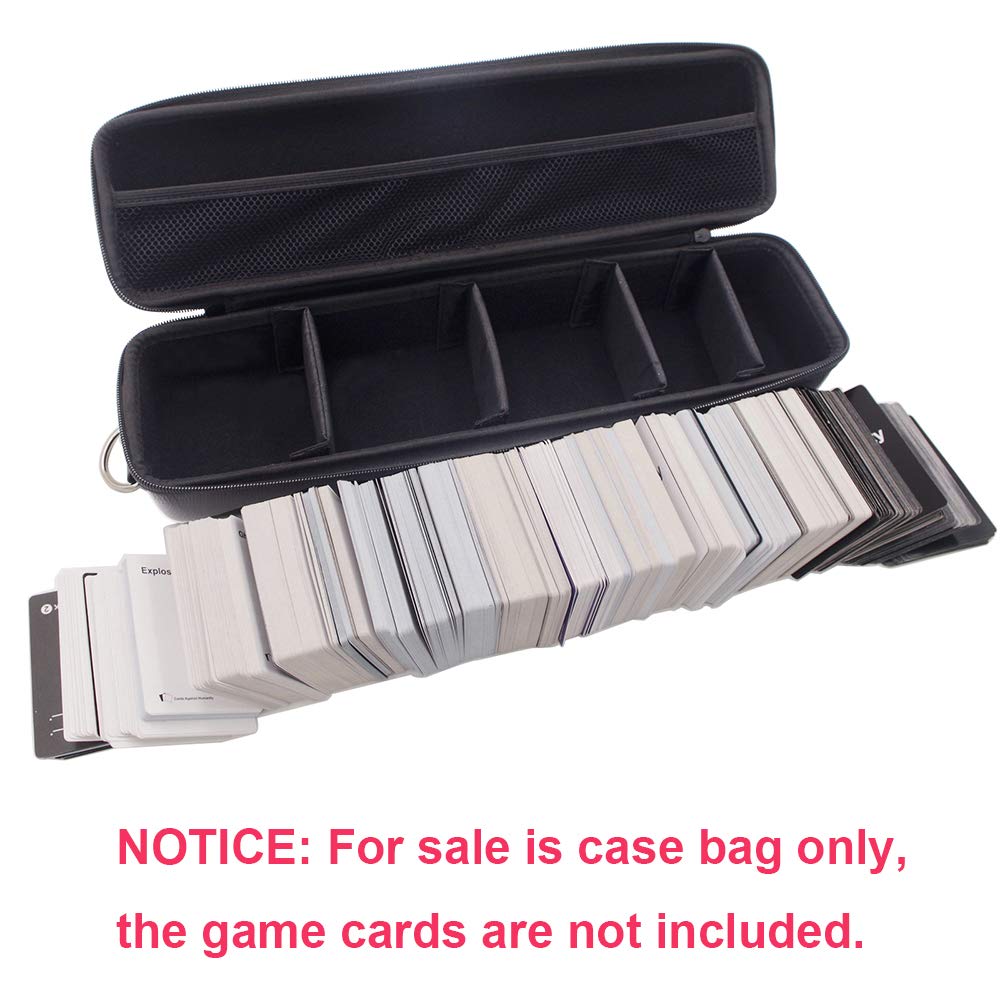 Comecase Card Case Storage Bag Collection, Holds Up to 1500 Cards, Portable Game Card Holder Shoulder Bag Perfect for Cards Against Humanity, Phase 10, PM TCG Cards, Monopoly Deal, Top Trumps etc