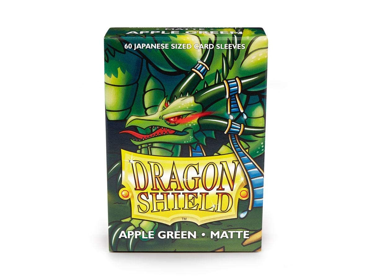 Dragon Shield Matte Mini Japanese Apple Green 60 ct Card Sleeves Individual Pack