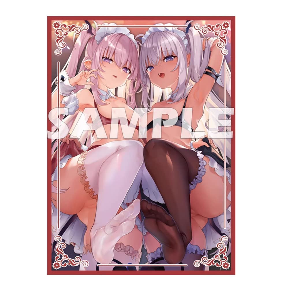 YMILOHOGI Trading Card Sleeves Lulum Kuro Etifuni Hair Jade Cow Milk Charm Lori Game Card Sleeves Anime Card Sleeves-H6c