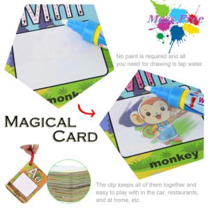 Coolplay A-Z 26 Alphabet Water Cards, Children Drawing Card for Kids Educational Toys for Travel