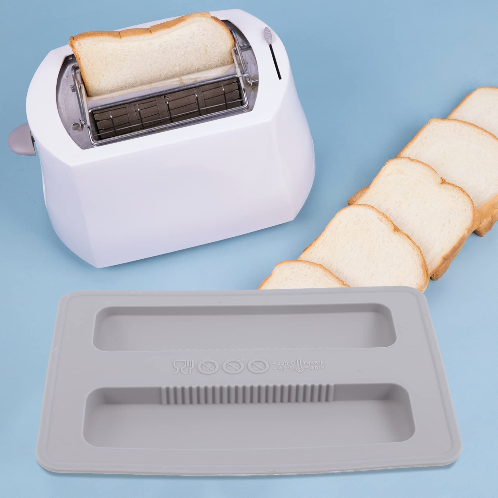 UPKOCH Toaster Lid Silicone 2 Slice Toaster Cover Bread Maker Cover Toaster Appliance Top Protector Bread Machine Dust Cover Sandwich Machine Accessories