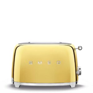 smeg 2 slice retro toaster (gold)