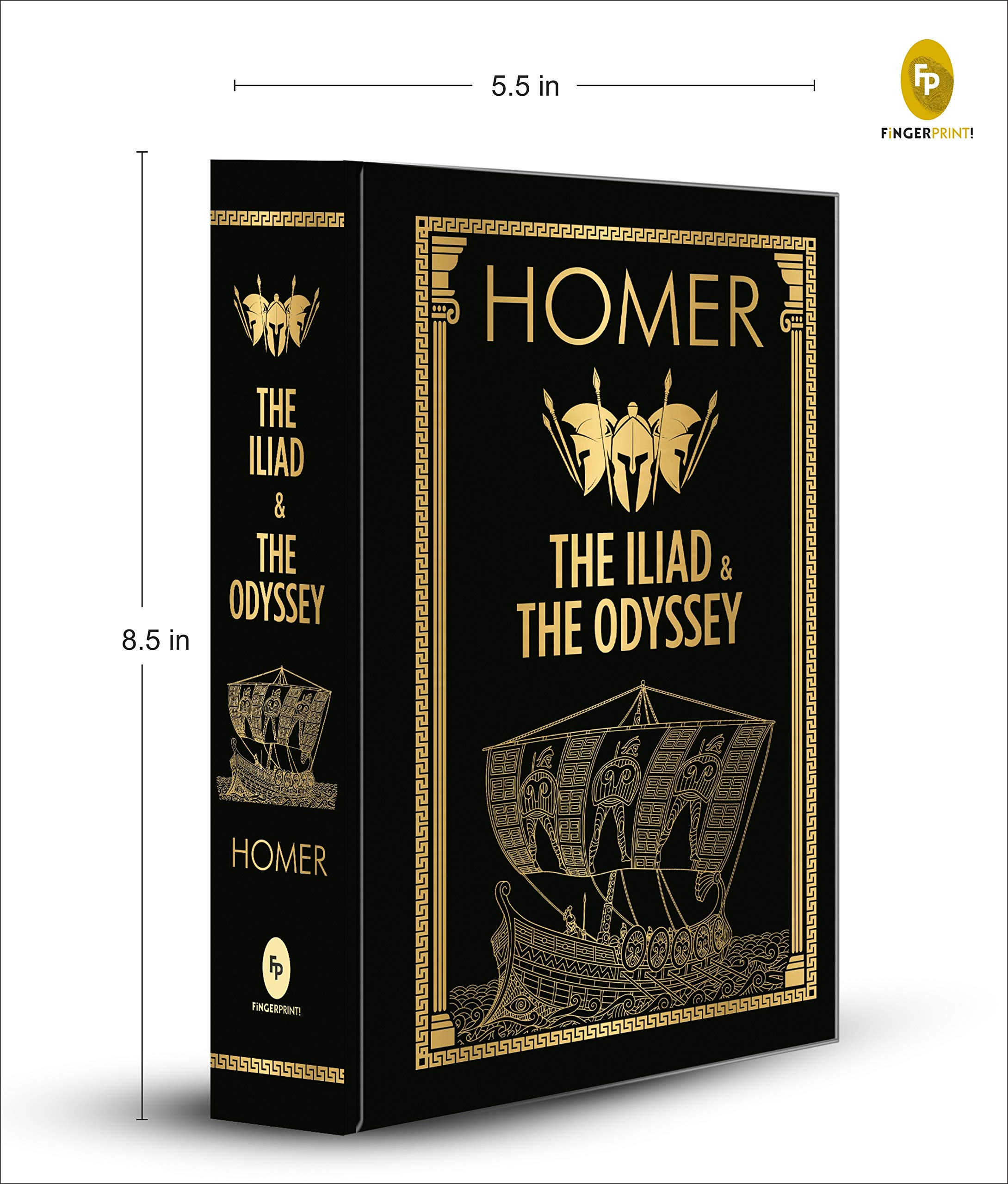 The Iliad & the Odyssey (Deluxe Hardbound Edition)