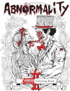 abnormality 2: haunting visions | horror coloring book for adults | an extra terrifying collection of creepy, spine-chilling & gorgeous illustrations ... (abnormality : horror coloring books series)