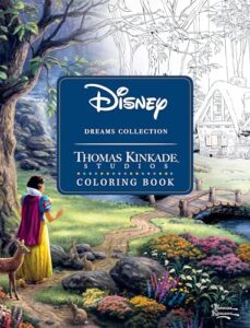 disney dreams collection thomas kinkade studios coloring book