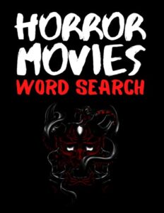 horror movies word search: the ultimate horror film collection! (movie word searches)