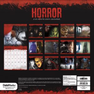 2024 Horror Collection Wall Calendar