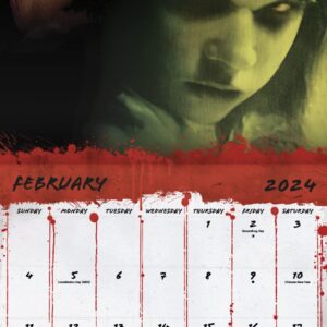 2024 Horror Collection Wall Calendar