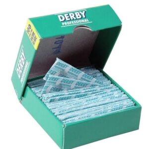 Derby, The Shave Factory Razor Blades Black, Silver (Three Pieces)