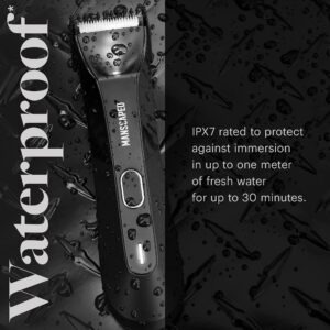 MANSCAPED® The Handyman™ & The Lawn Mower® 4.0 - Men's Compact Face Shaver with Dual-Action SkinSafe™ Blade Head and Electric Groin & Body Hair Trimmer