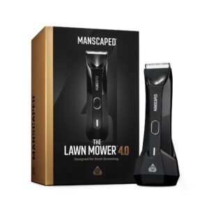 MANSCAPED® The Handyman™ & The Lawn Mower® 4.0 - Men's Compact Face Shaver with Dual-Action SkinSafe™ Blade Head and Electric Groin & Body Hair Trimmer