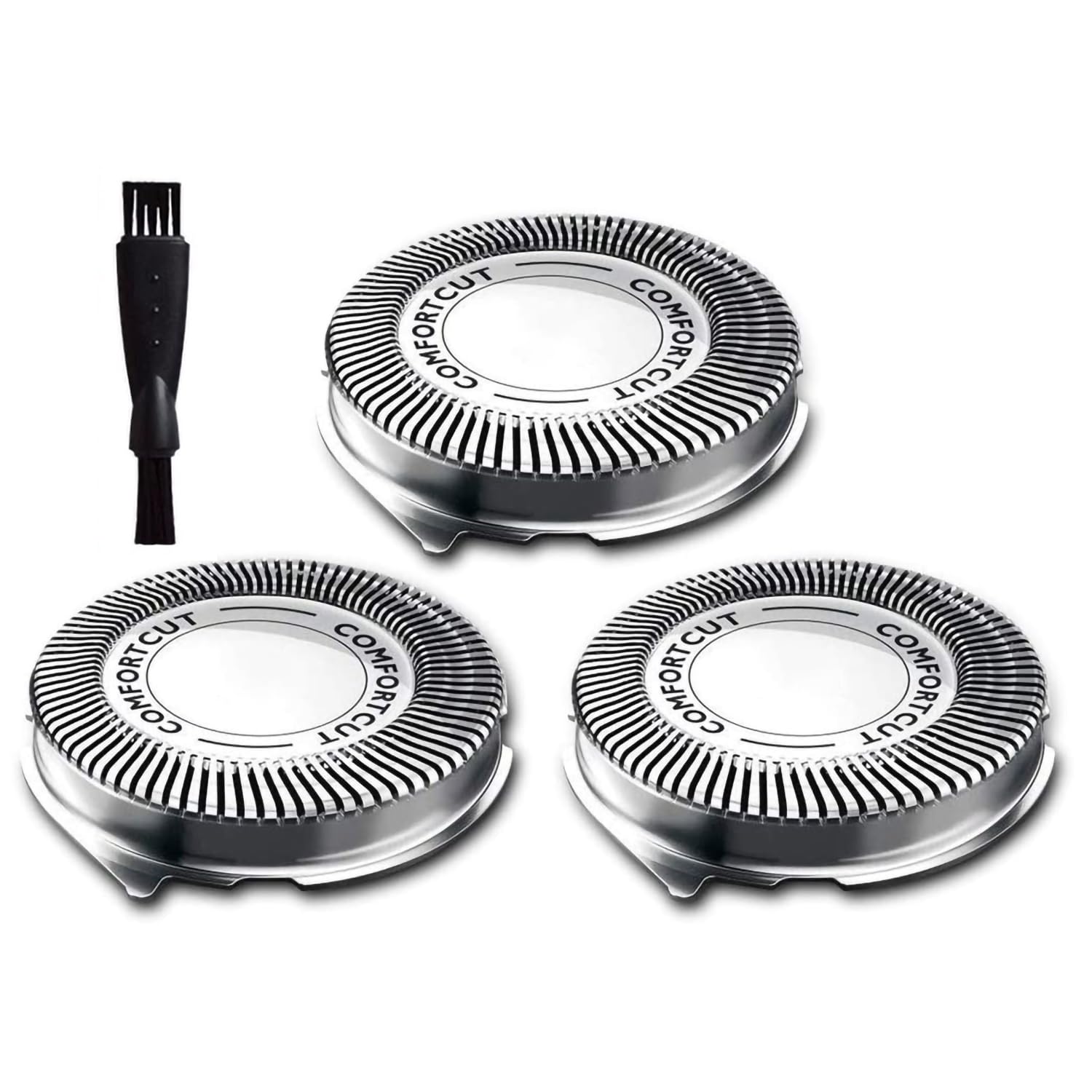 SH30 Replacement Heads for Shaver 2300 3800, Heads Compatible with Philips Series 3000,2000,1000,S738 with Durable Sharp Blade, Electric Razor Shaving Heads Blades Back-Up Rotary Heads Accessories