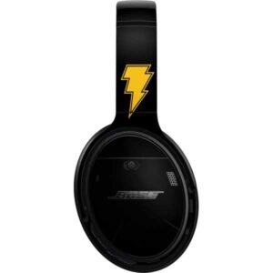 skinit decal audio skin compatible with bose quietcomfort 35 headphones - officially licensed warner bros cartoon lightning bolt design