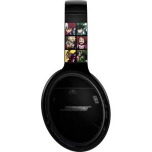 skinit decal audio skin compatible with bose quietcomfort 35 ii headphones - officially licensed crunchyroll my hero academia group design