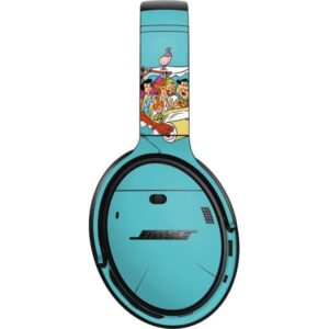 skinit decal audio skin compatible with bose quietcomfort 35 headphones - officially licensed warner bros the flintstones and rubbles design