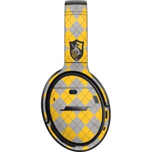 skinit decal audio skin compatible with bose quietcomfort 35 ii headphones - officially licensed warner bros hufflepuff crest design