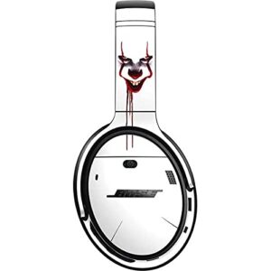 skinit decal audio skin compatible with bose quietcomfort 35 ii headphones - officially licensed warner bros pennywise bloody design