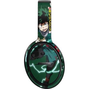 skinit decal audio skin compatible with bose quietcomfort 35 ii headphones - officially licensed crunchyroll izuku midoriya design