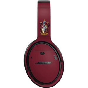 skinit decal audio skin compatible with bose quietcomfort 35 ii headphones - officially licensed warner bros gryffindor house crest design