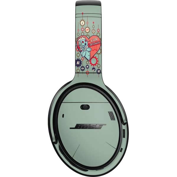 Skinit Decal Audio Skin Compatible with Bose QuietComfort 35 Headphones - Officially Licensed Warner Bros Love Machine Design