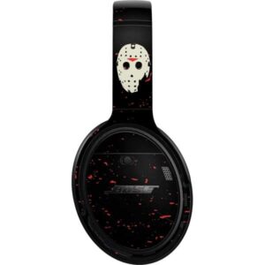 skinit decal audio skin compatible with bose quietcomfort 35 ii headphones - officially licensed warner bros friday the 13th design