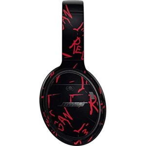 skinit decal audio skin compatible with bose quietcomfort 35 headphones - officially licensed warner bros im not regan design