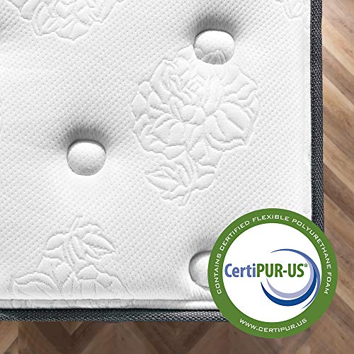 ZINUS 10 Inch Comfort Support Cooling Gel Hybrid Mattress, King, Tight Top Innerspring Mattress, Motion Isolating Pocket Springs, Mattress in A Box