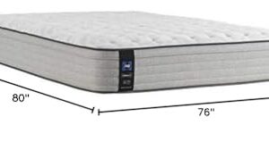 Sealy Posturepedic Spring Summer Rose Faux Eurotop Firm Feel Mattress, King