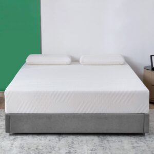 king size mattress in a box, 10 inch bed mattresses, cooling gel green tea memory foam, medium firm