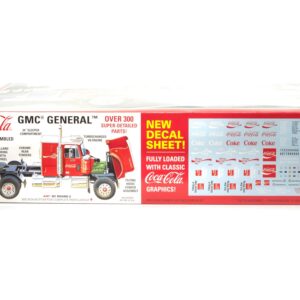 AMT 1976 GMC General Semi Truck Coca Cola Edition 1/25 Scale Model Big Rig Hauler Model Kit, Green (AMT1179)