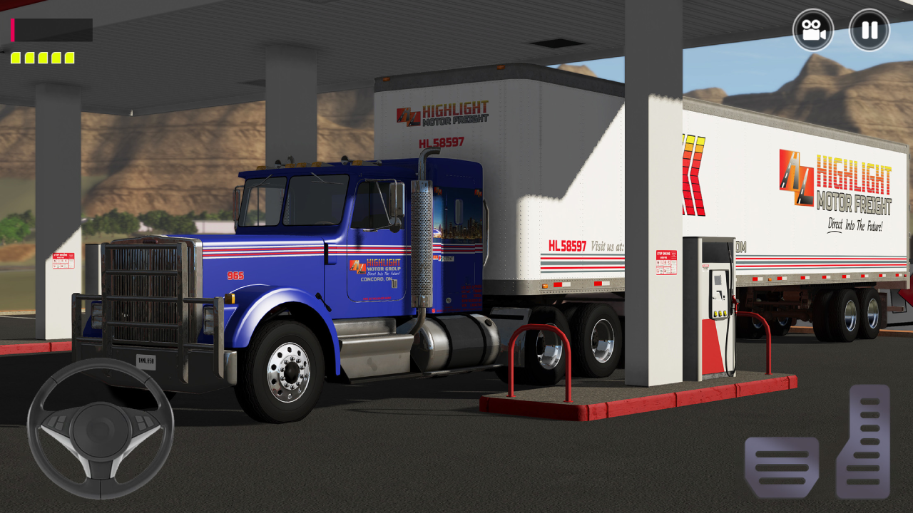 USA Truck Driving Games: Offroad city Cargo Transporter semi truck simulator Adventure game