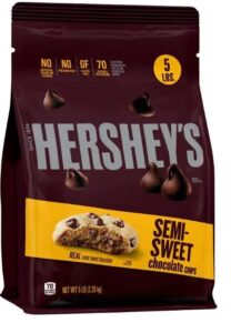 hershey's semi-sweet chocolate baking chips 5lb bag