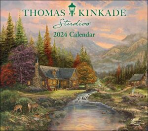 thomas kinkade studios 2024 deluxe wall calendar