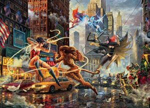 ceaco - thomas kinkade - dc comics - women of dc - 1000 piece jigsaw puzzle